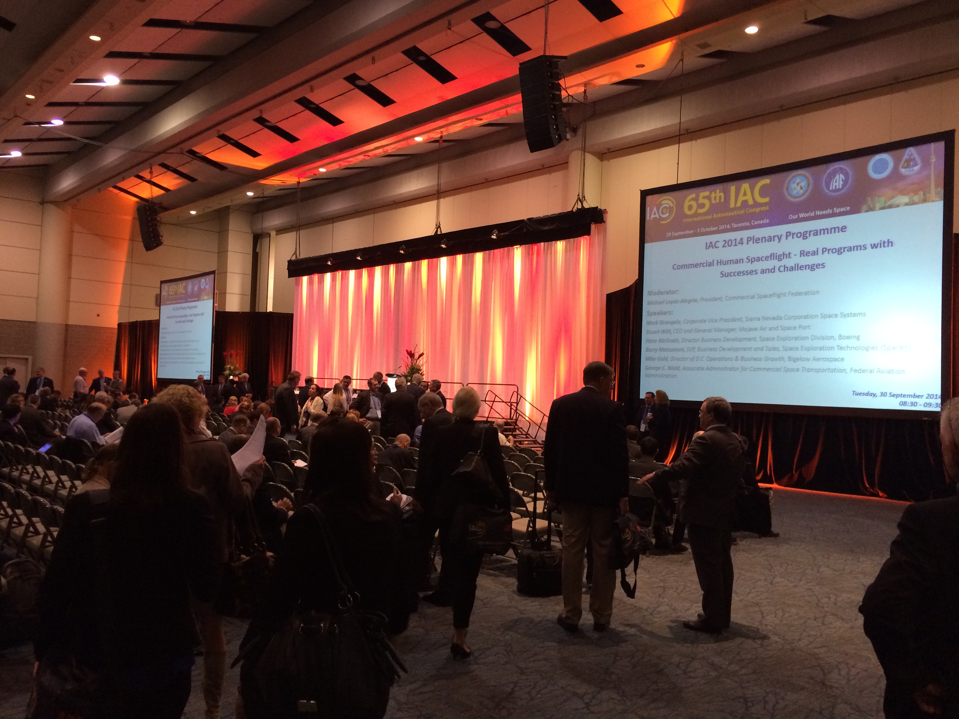 IAC 2014 Commercial Spaceflight Plenary - Onwards and Upwards, by ...